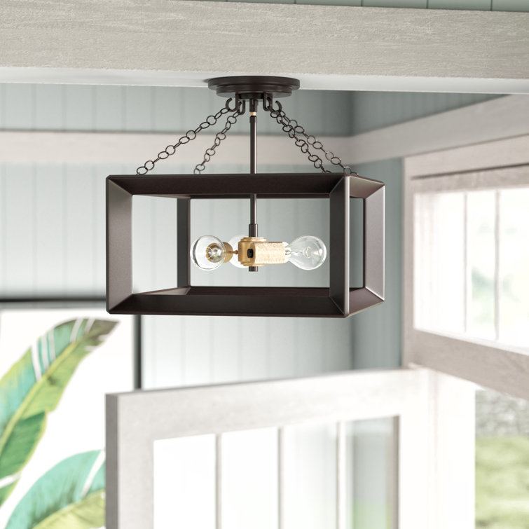 Gracie Oaks Aaliyah-Mae Semi Flush Mount & Reviews | Wayfair